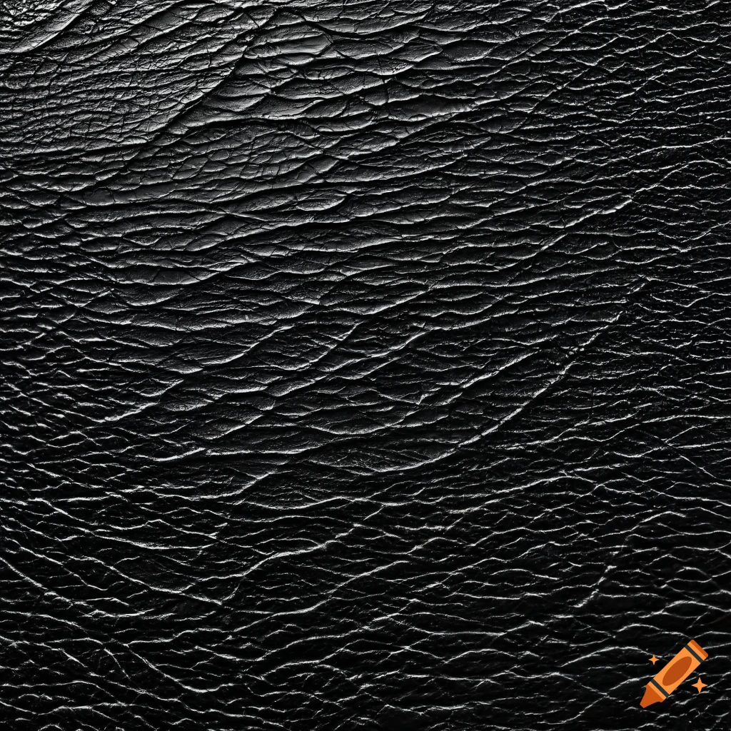 Black leather texture on Craiyon