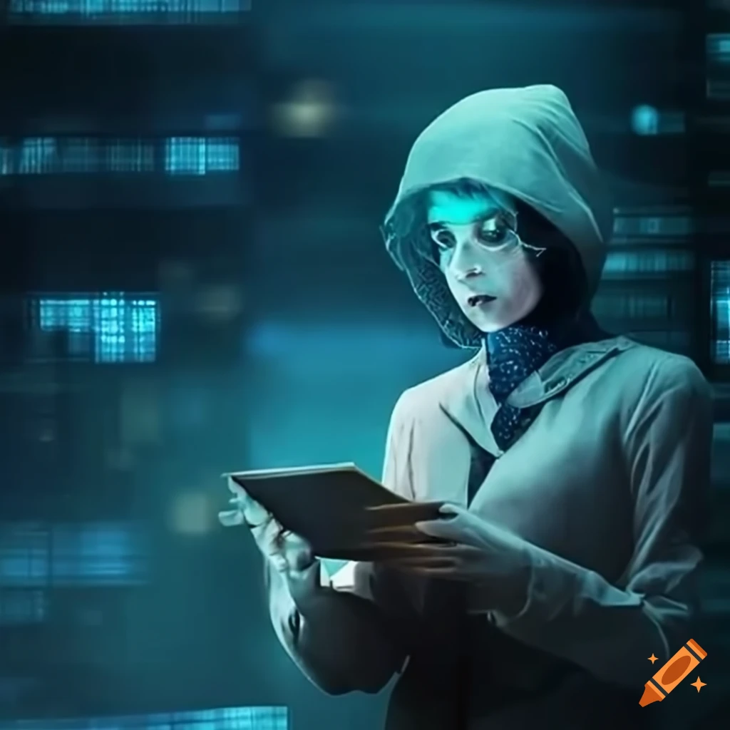 Abstract representation of the digital world on Craiyon