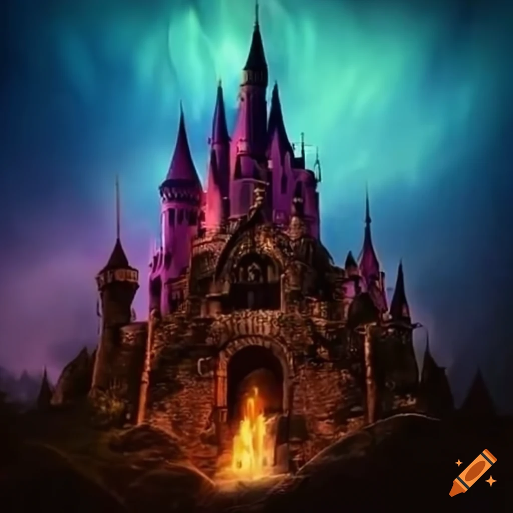 Magic castle on Craiyon