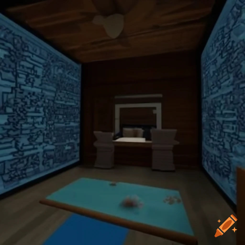 Roblox room on Craiyon