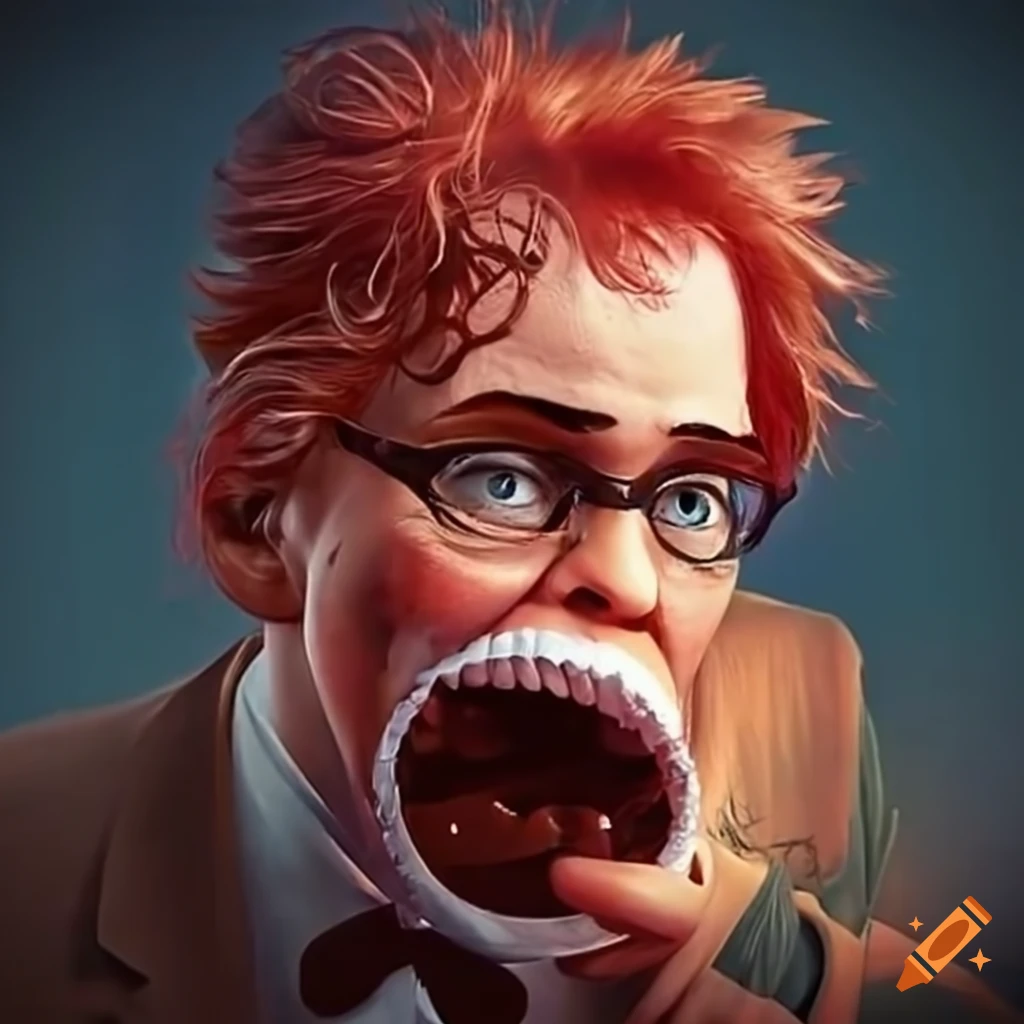 Text: bad day on Craiyon