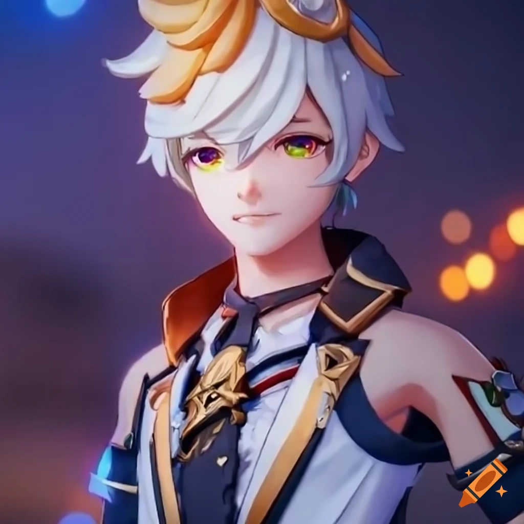 Genshin impact game character bennett on Craiyon
