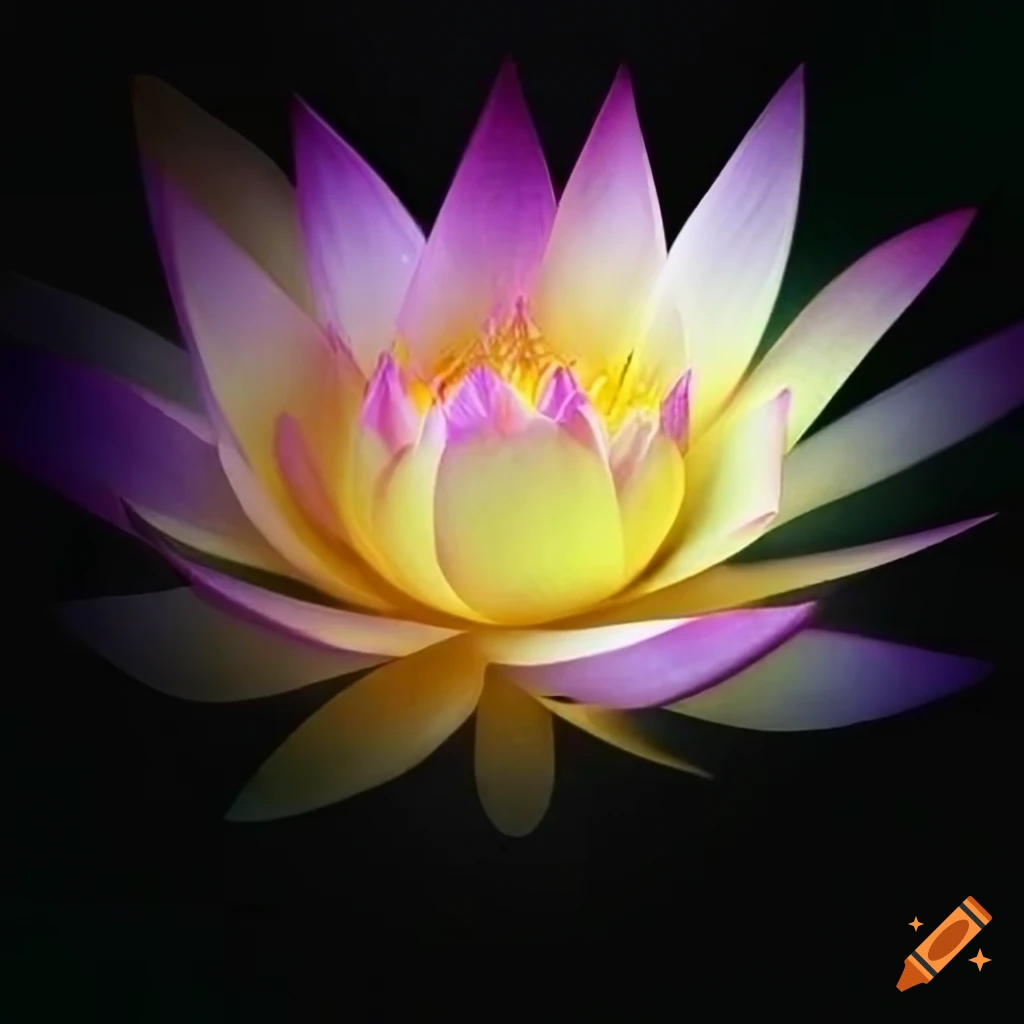 Lotus flower with a face on Craiyon