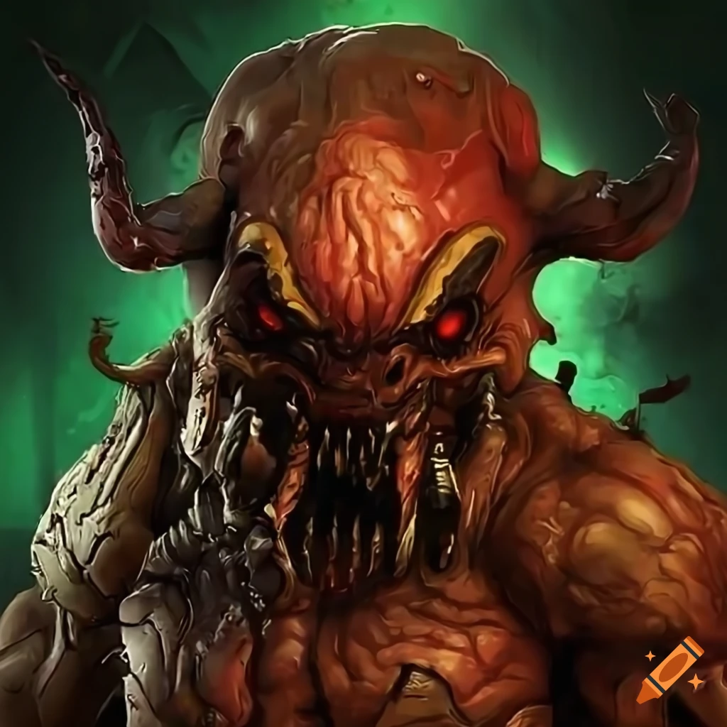 Imp from the game doom on Craiyon