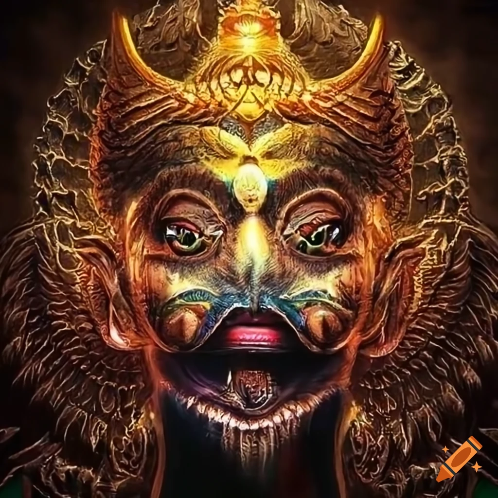 Garuda epic coin on Craiyon