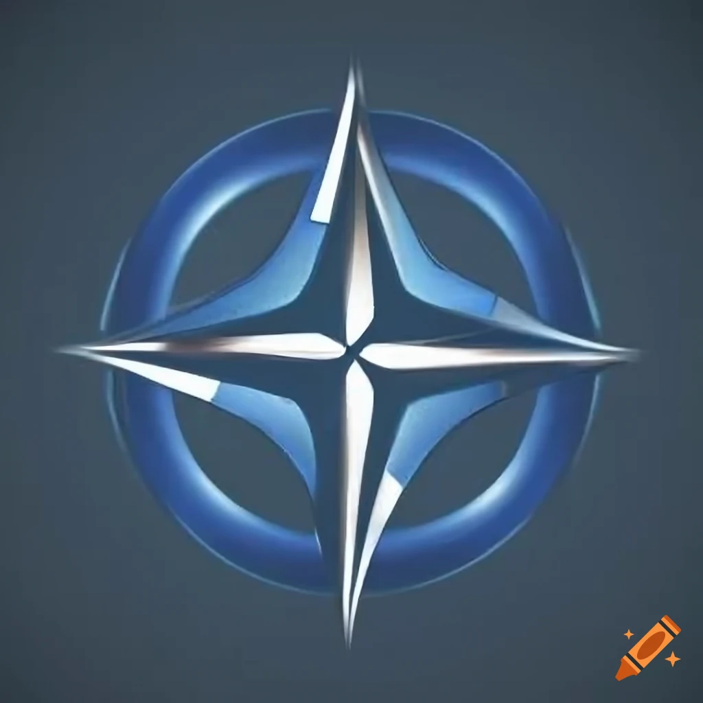Abstract nato logo on Craiyon
