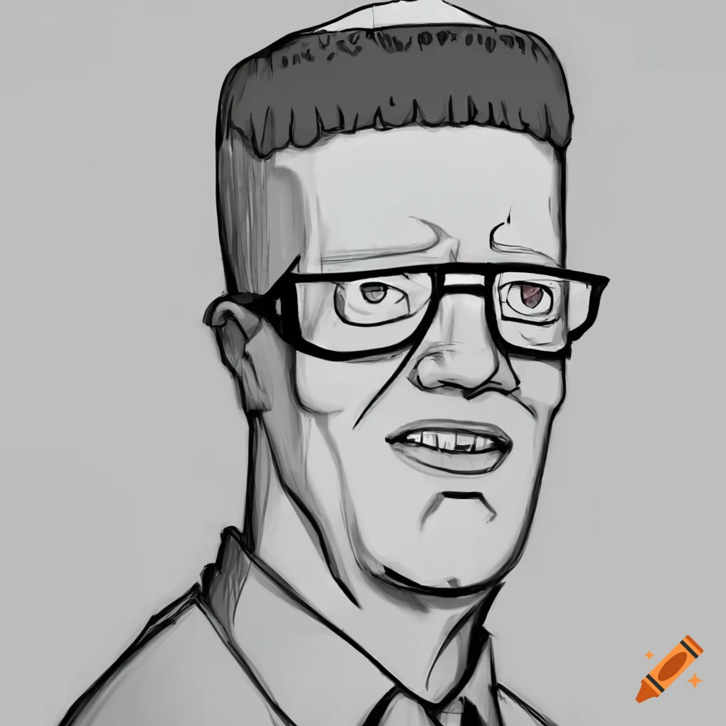 Anime version of dale gribble from king of the hill on Craiyon