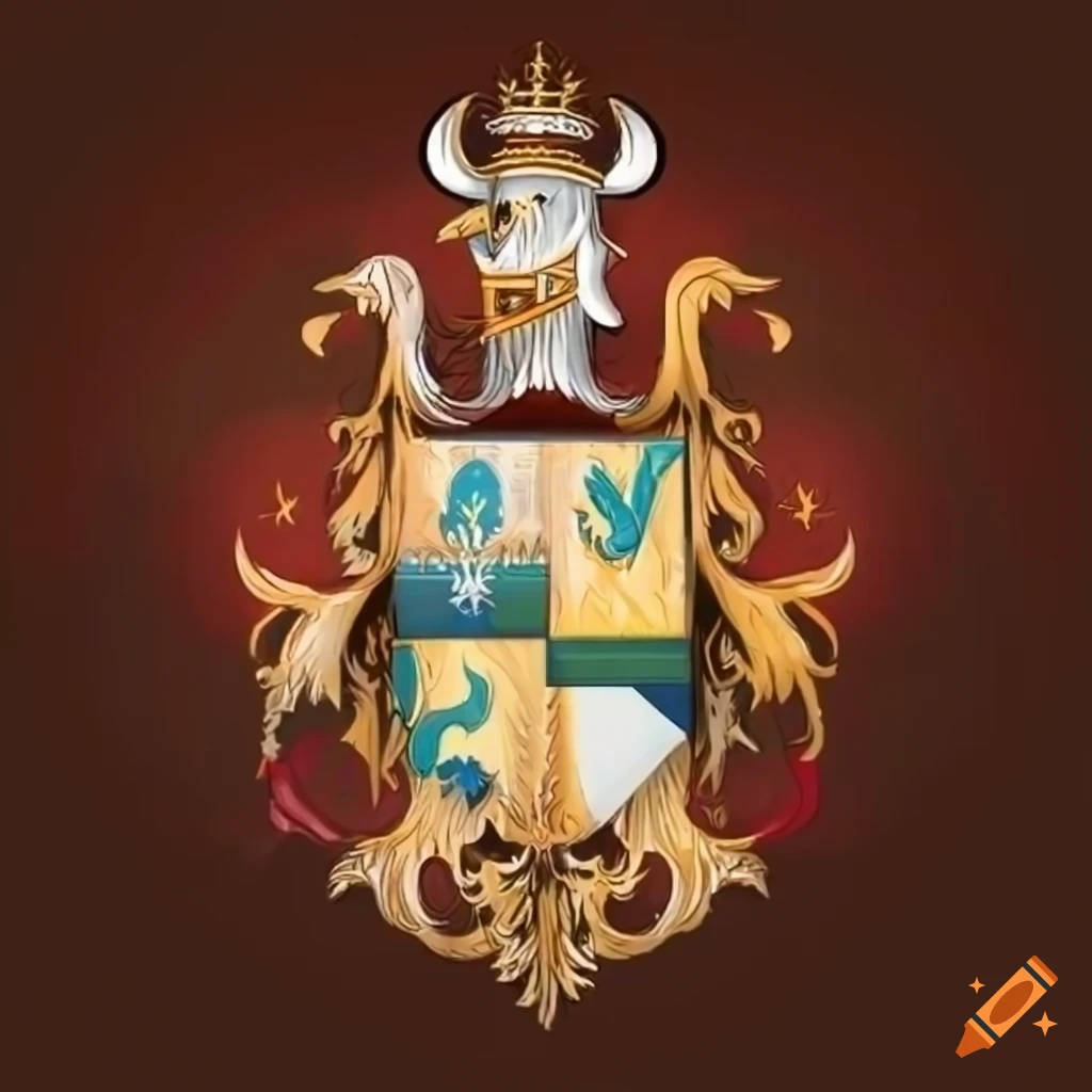 Coat of arms of alpaca kingdom on Craiyon