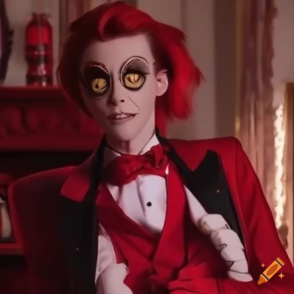 Hazbin hotel live action on Craiyon