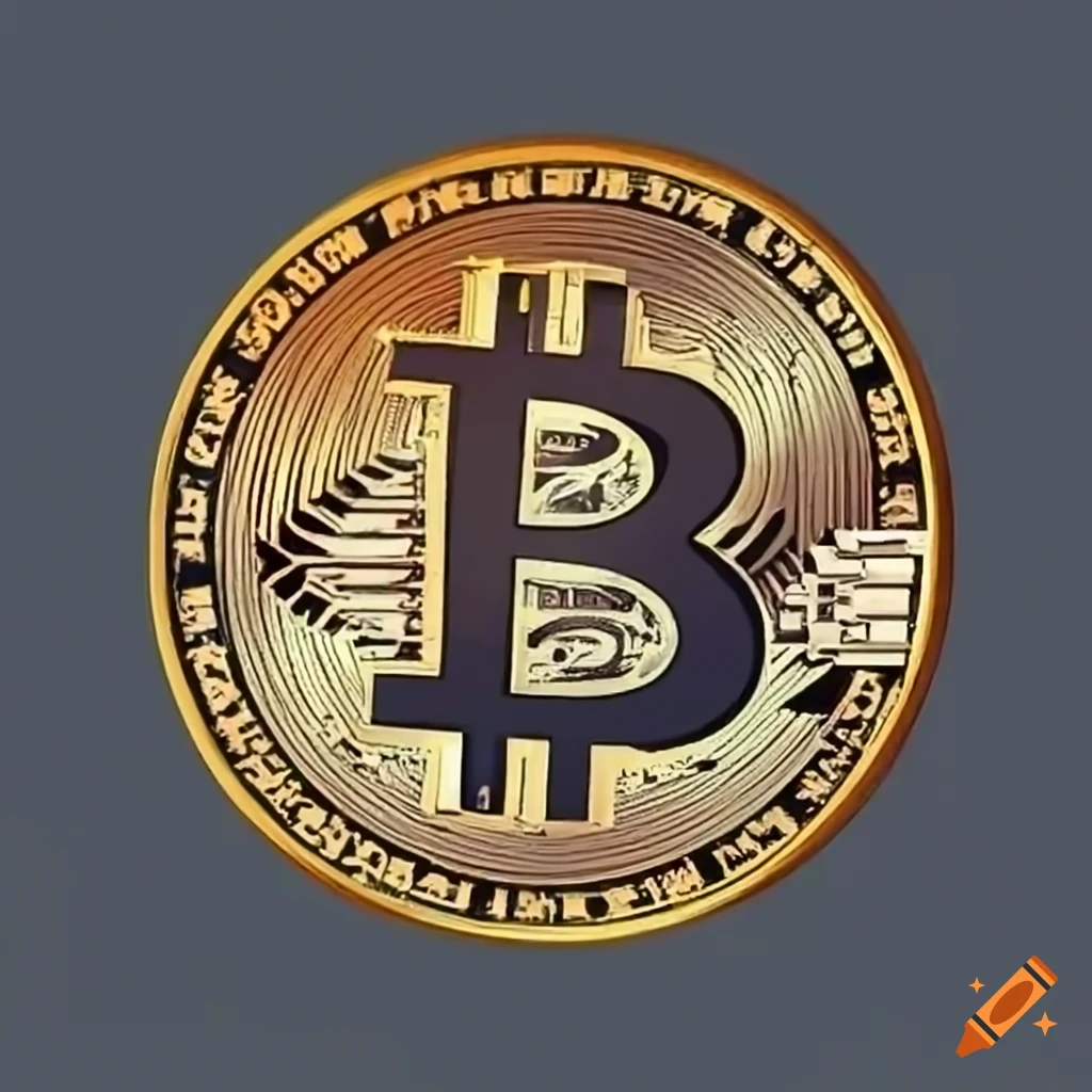 Tiger standing on top of a bitcoin symbol on Craiyon