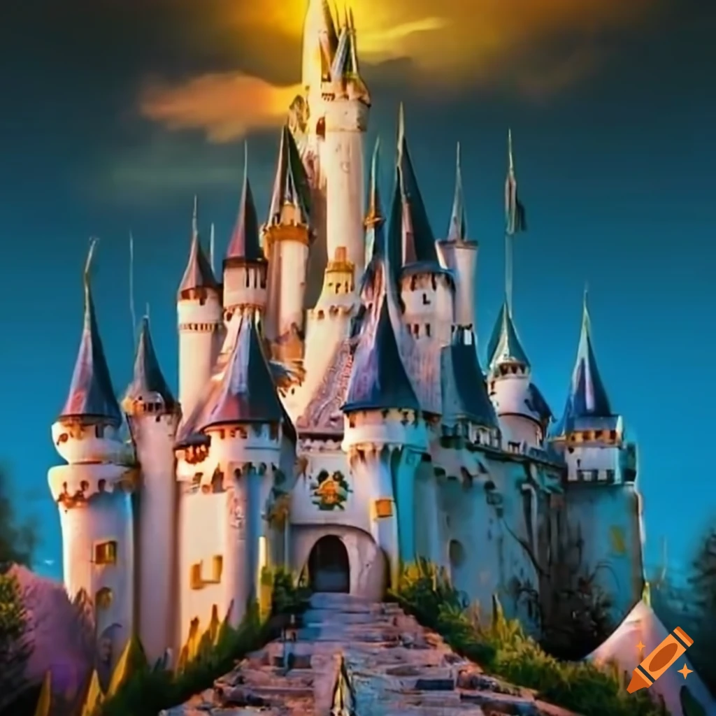 Magic castle on Craiyon