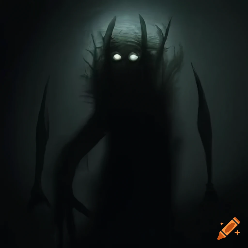 Shadow monster on Craiyon