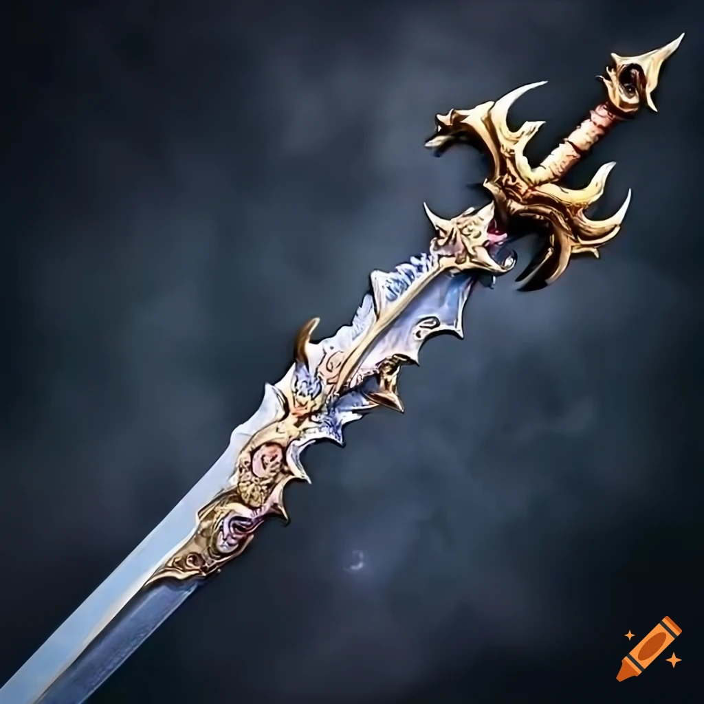 Holy dragon sword on Craiyon