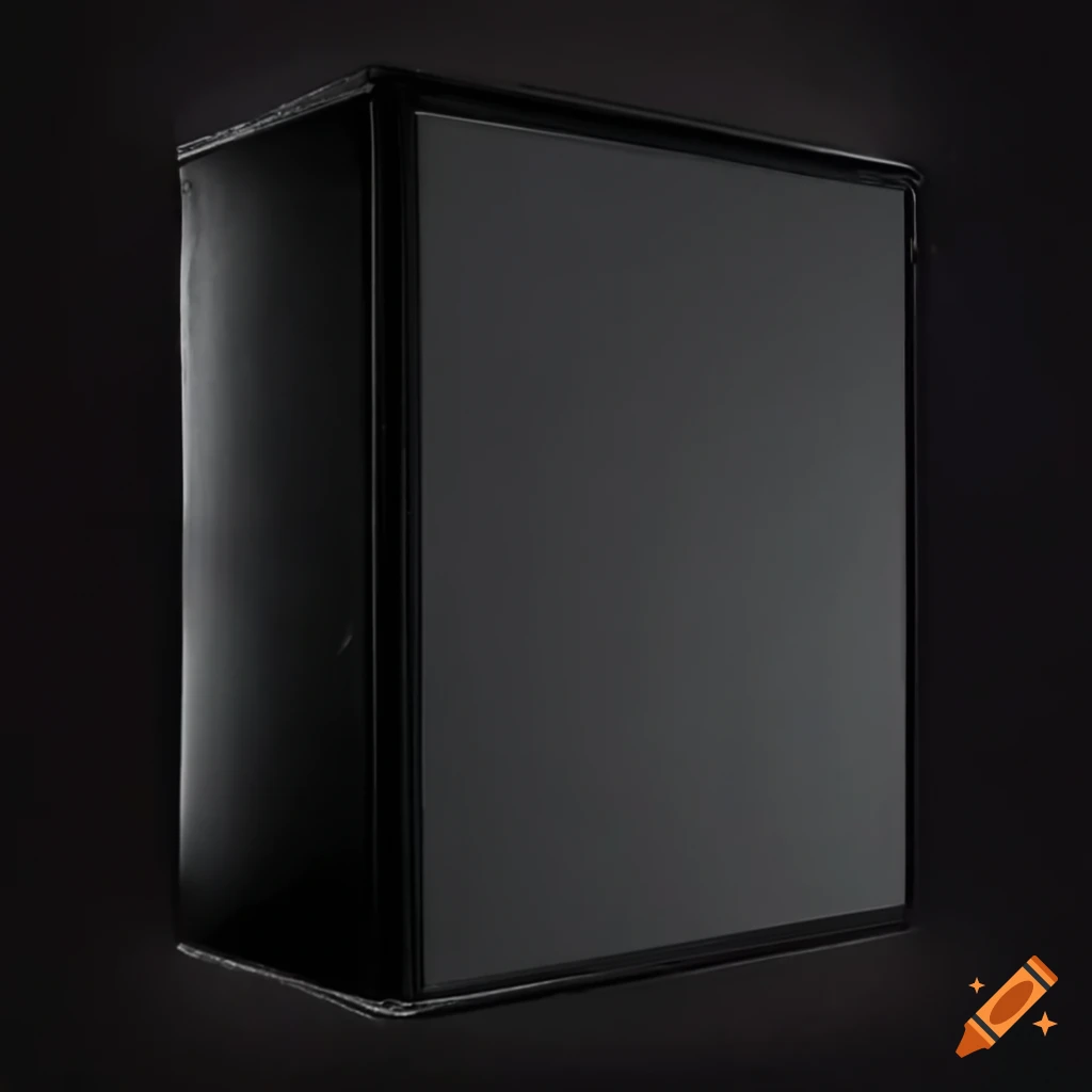 Square black censor box with heat wave effect on Craiyon