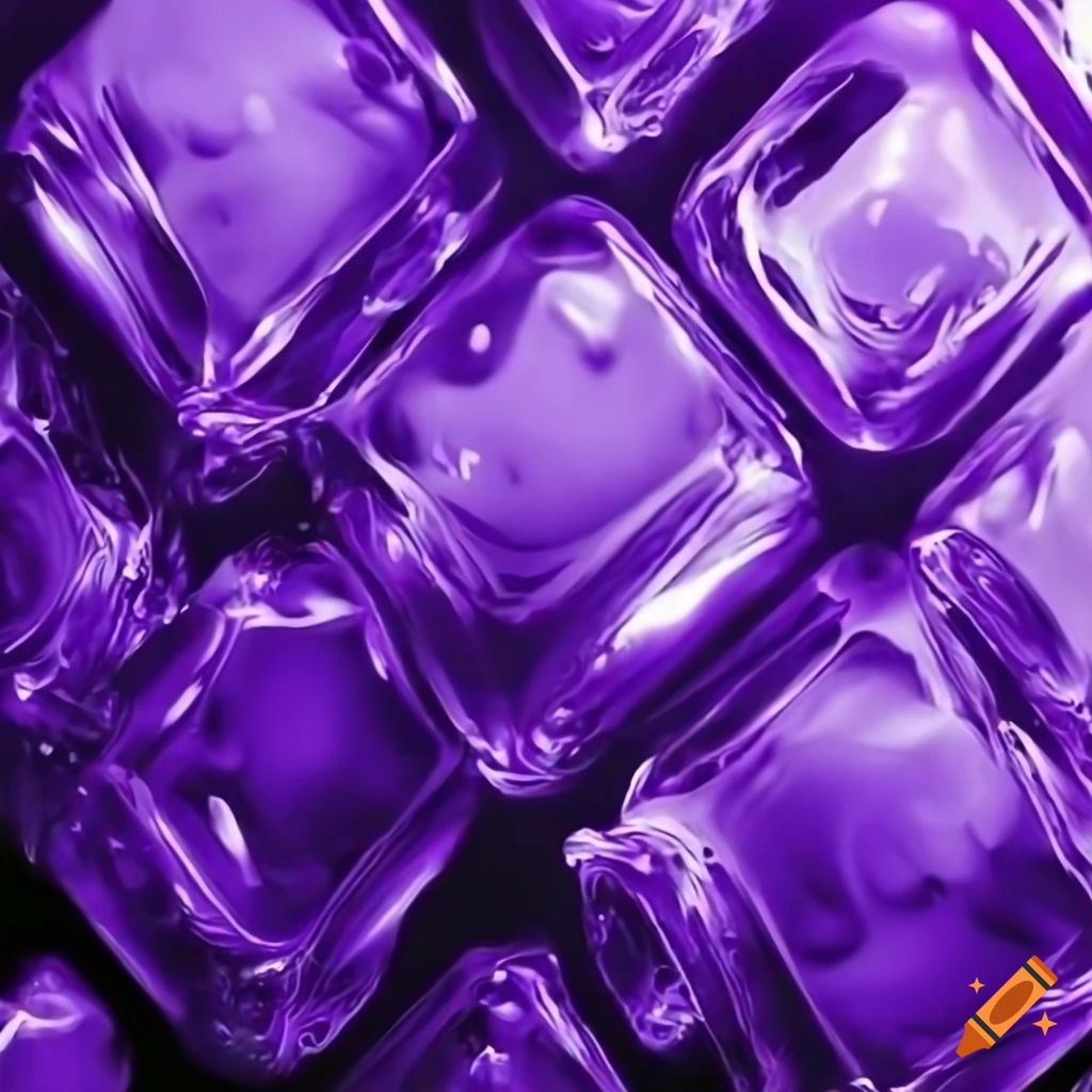 Purple ice wallpaper background on Craiyon