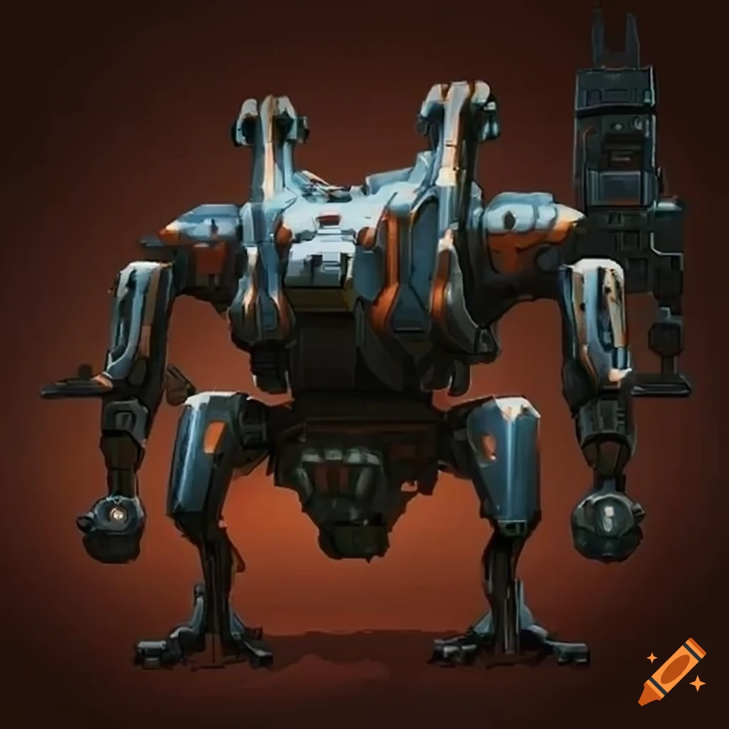 Flying mech on Craiyon