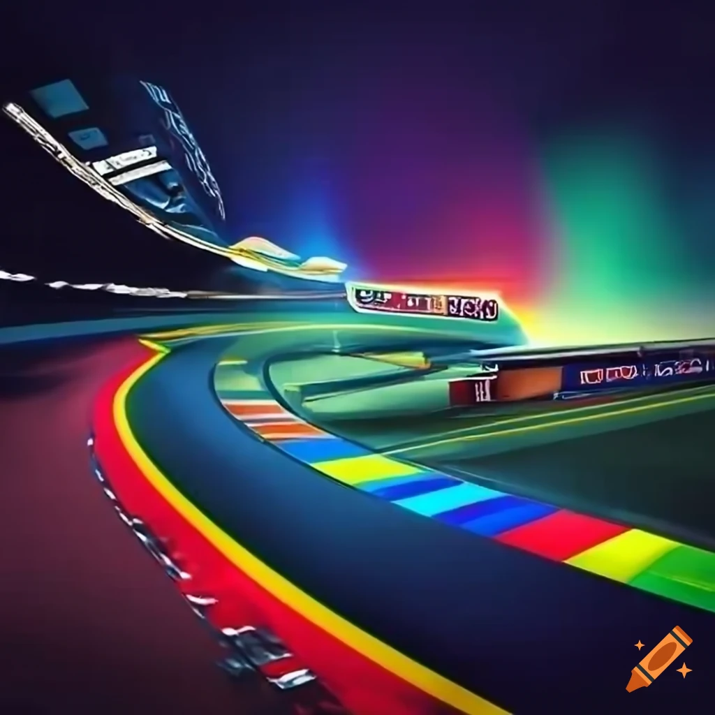Colorful and dynamic poster for the Brazil Grand Prix F1 sim racing ...
