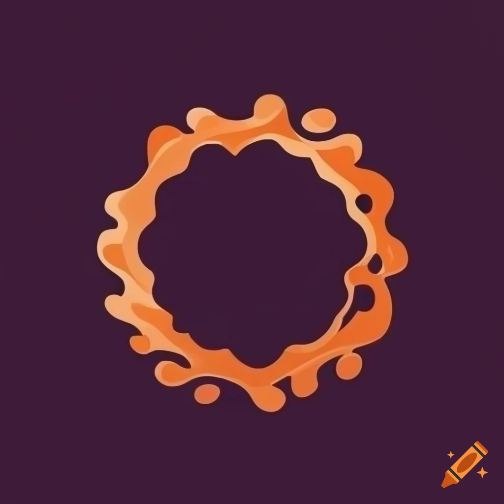 Minimalist vector spore seal logo in circular design on Craiyon