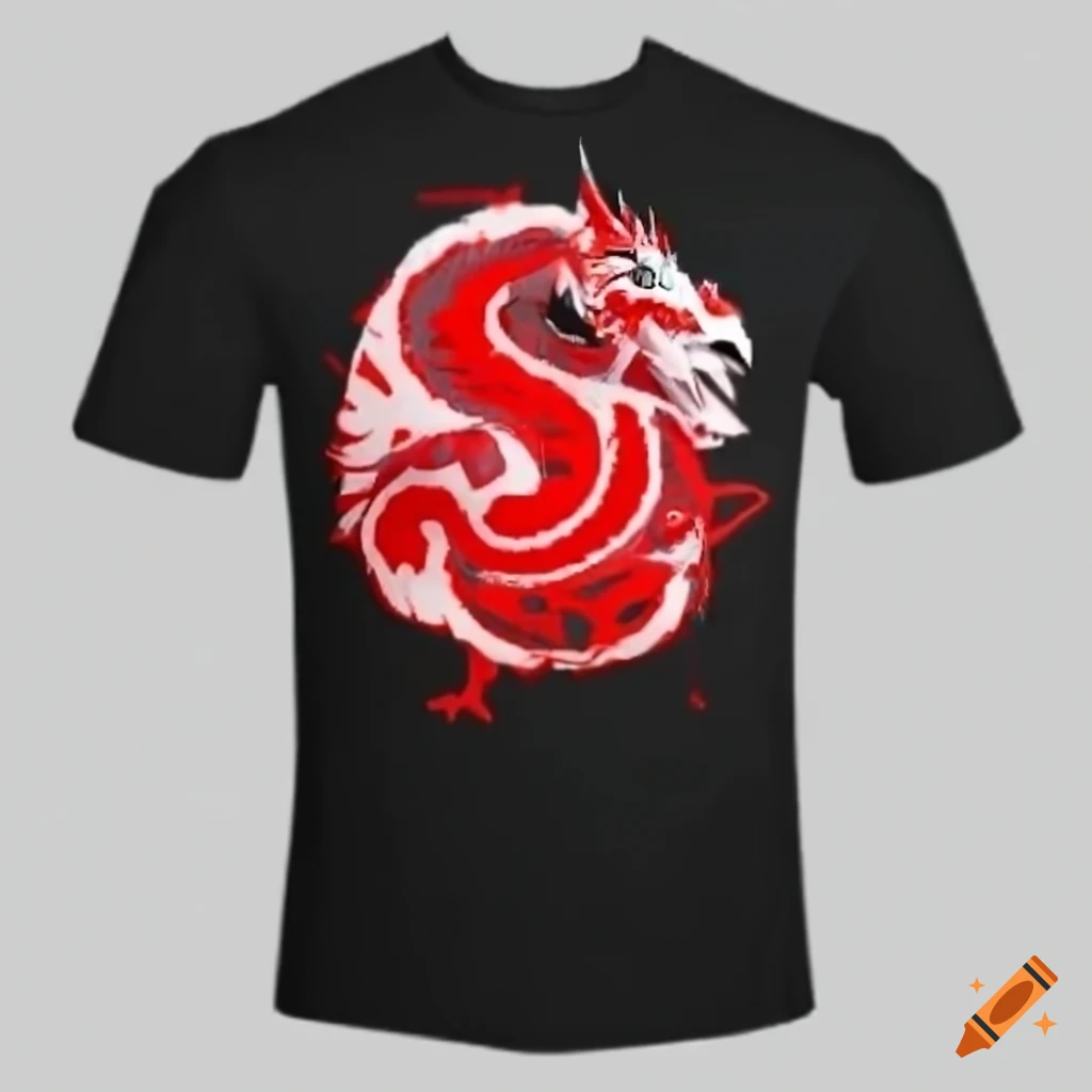 Dragon chinese new year style roblox t-shirt on Craiyon