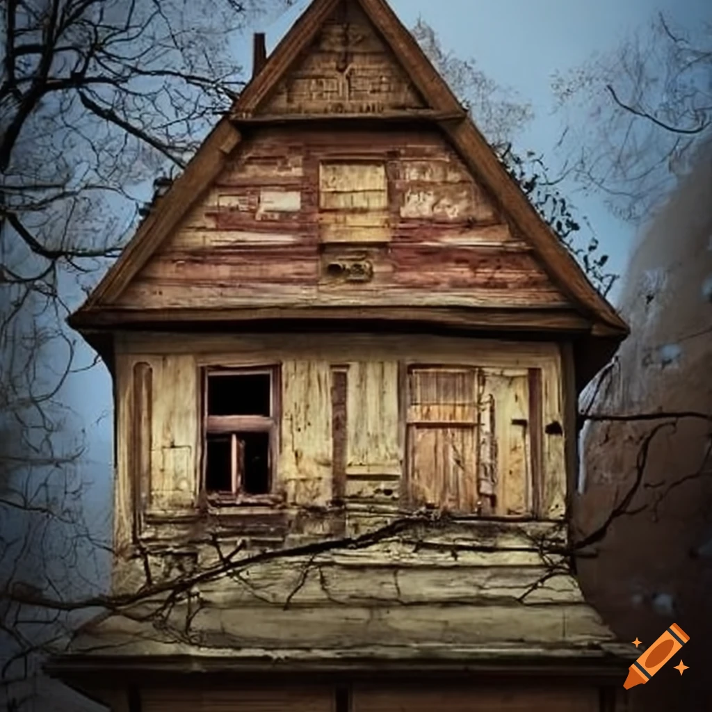 Towering old house on Craiyon