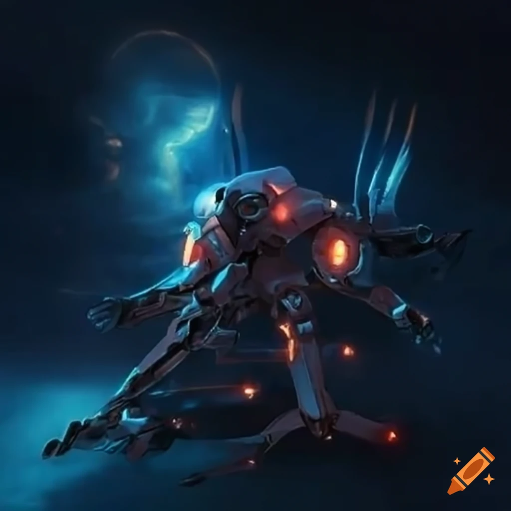 Flying Mecha on Craiyon