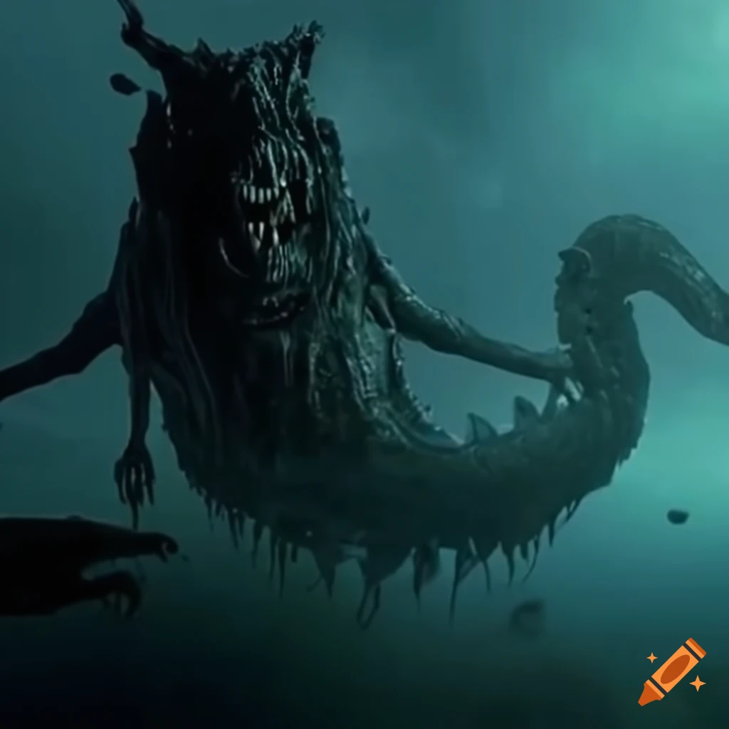 Horror movie the leviathan on Craiyon