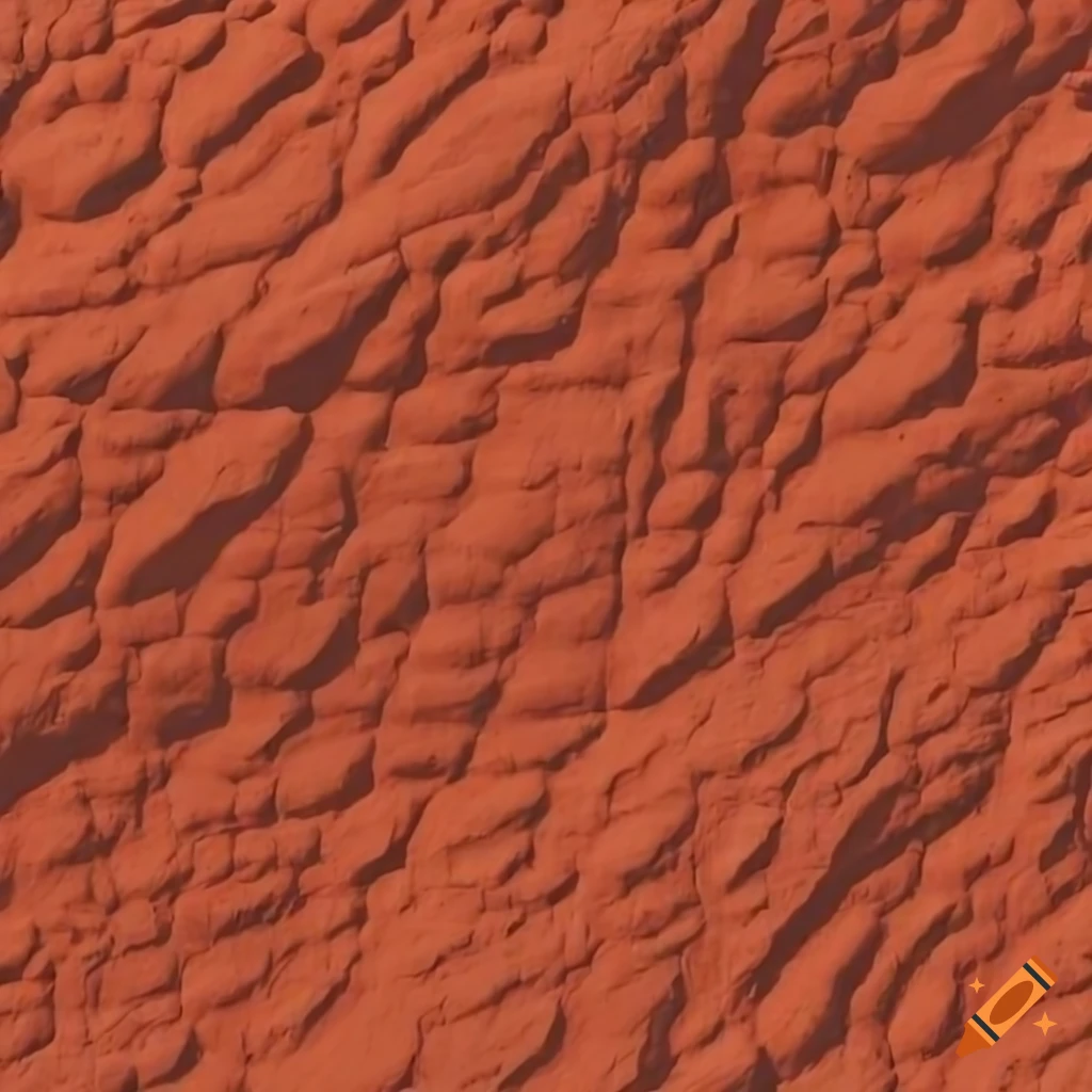 Red sandstone texture on Craiyon