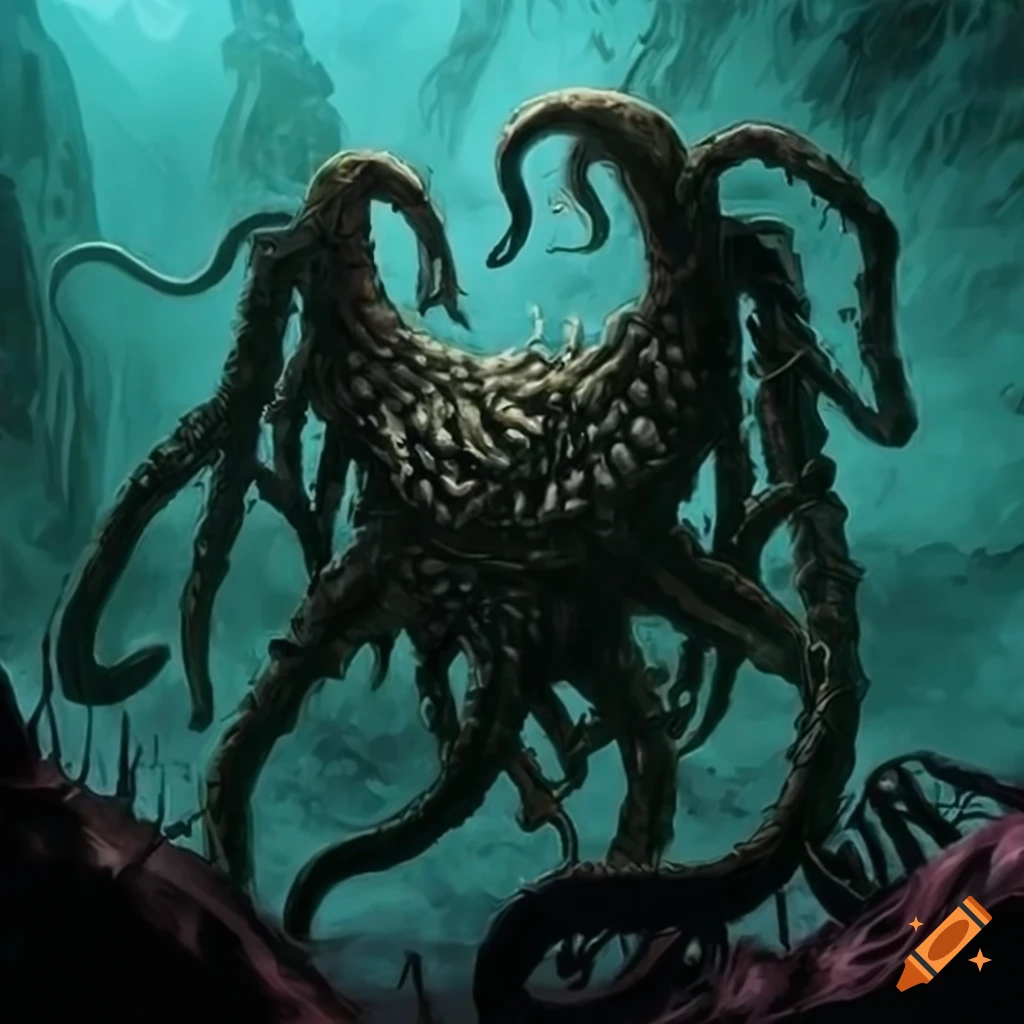 Lovecraftian Horror On Craiyon