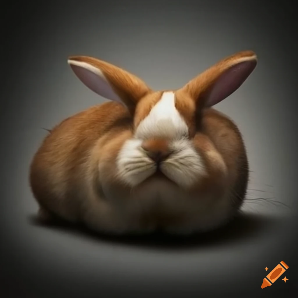 Chubby rabbit on Craiyon