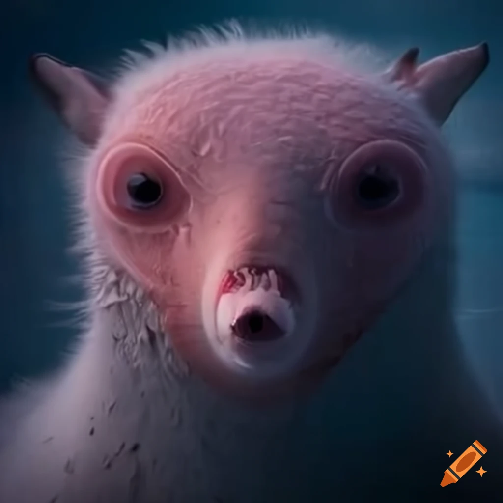 Arctic mythical creature concept art on Craiyon