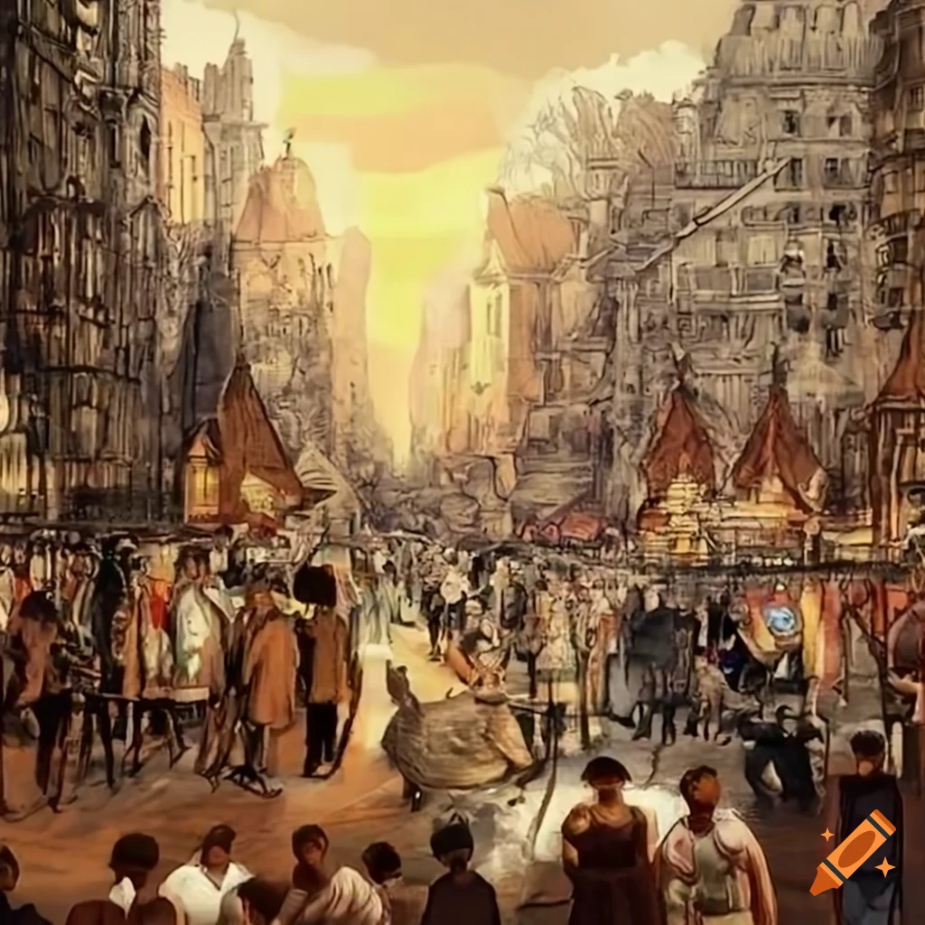 Society 200 years in the future on Craiyon