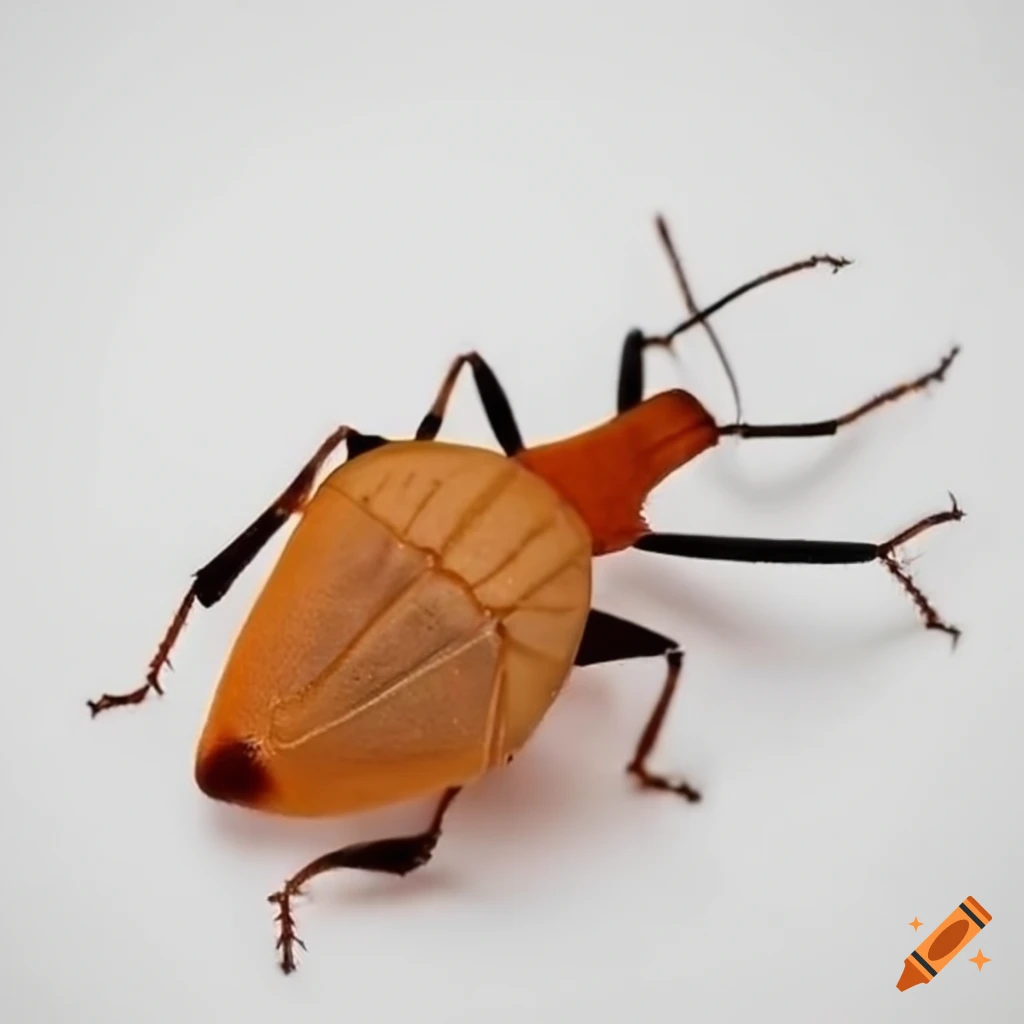 Unusual bug on a white background on Craiyon