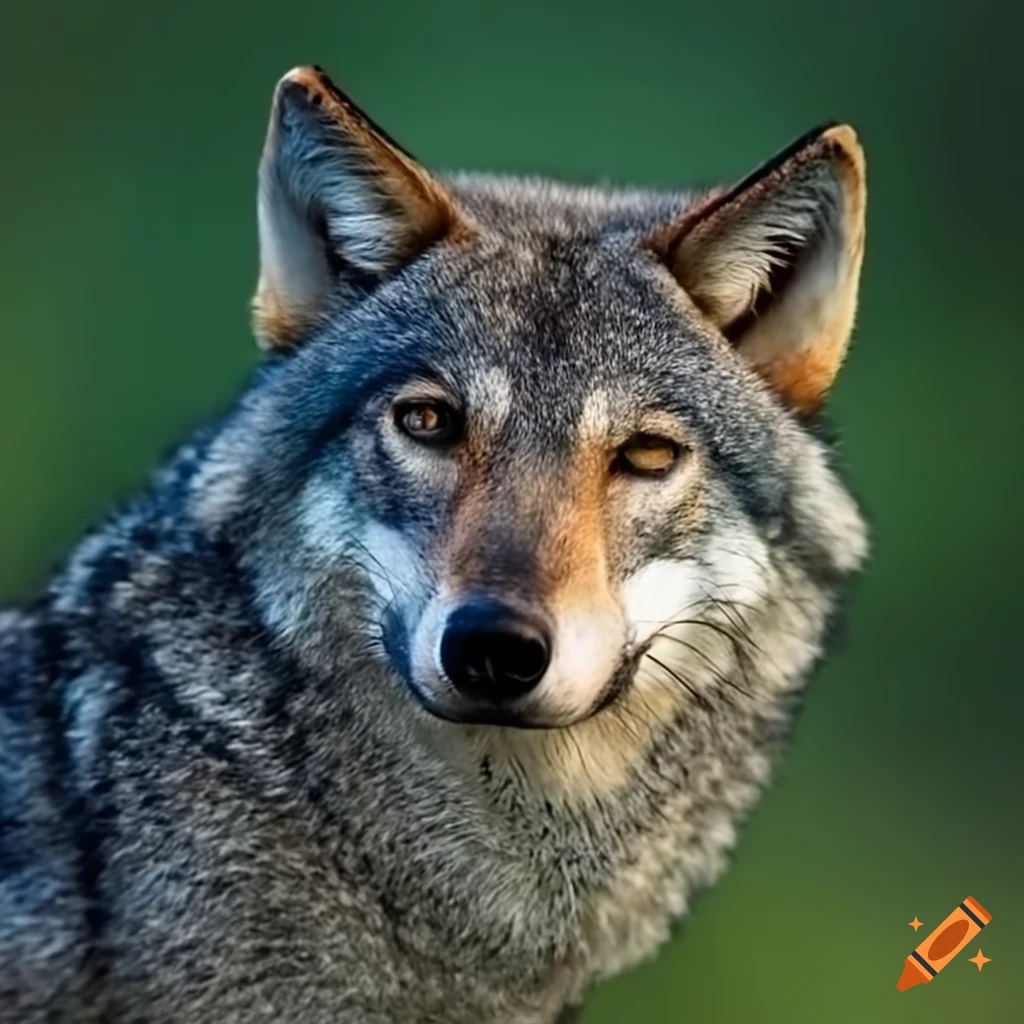 Coywolf in natural habitat on Craiyon