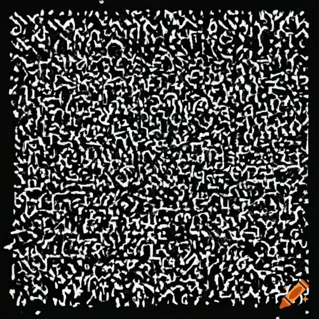 Television static visual noise on Craiyon