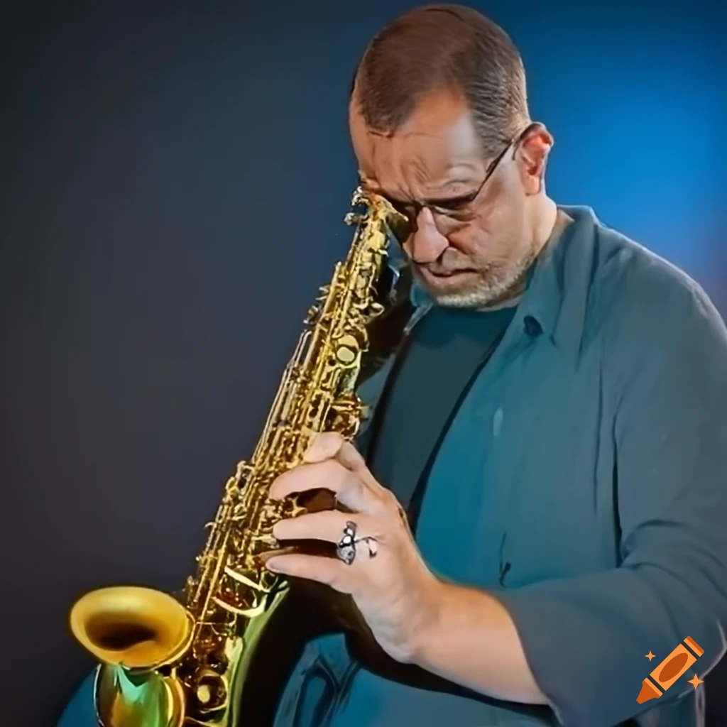 Unique illustration of a fatberg playing a saxophone on Craiyon