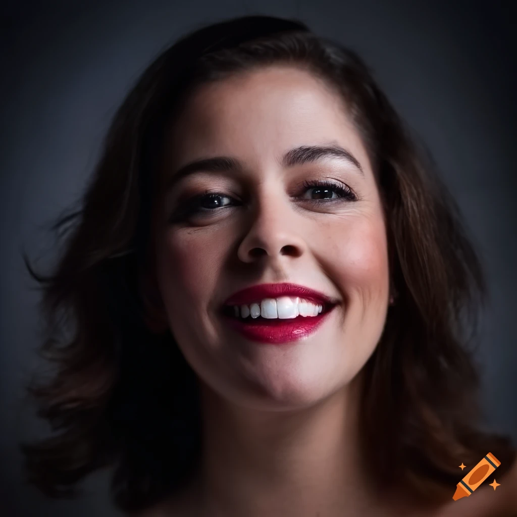 Close-up studio portrait with amplified contrast on intricate skin and ...