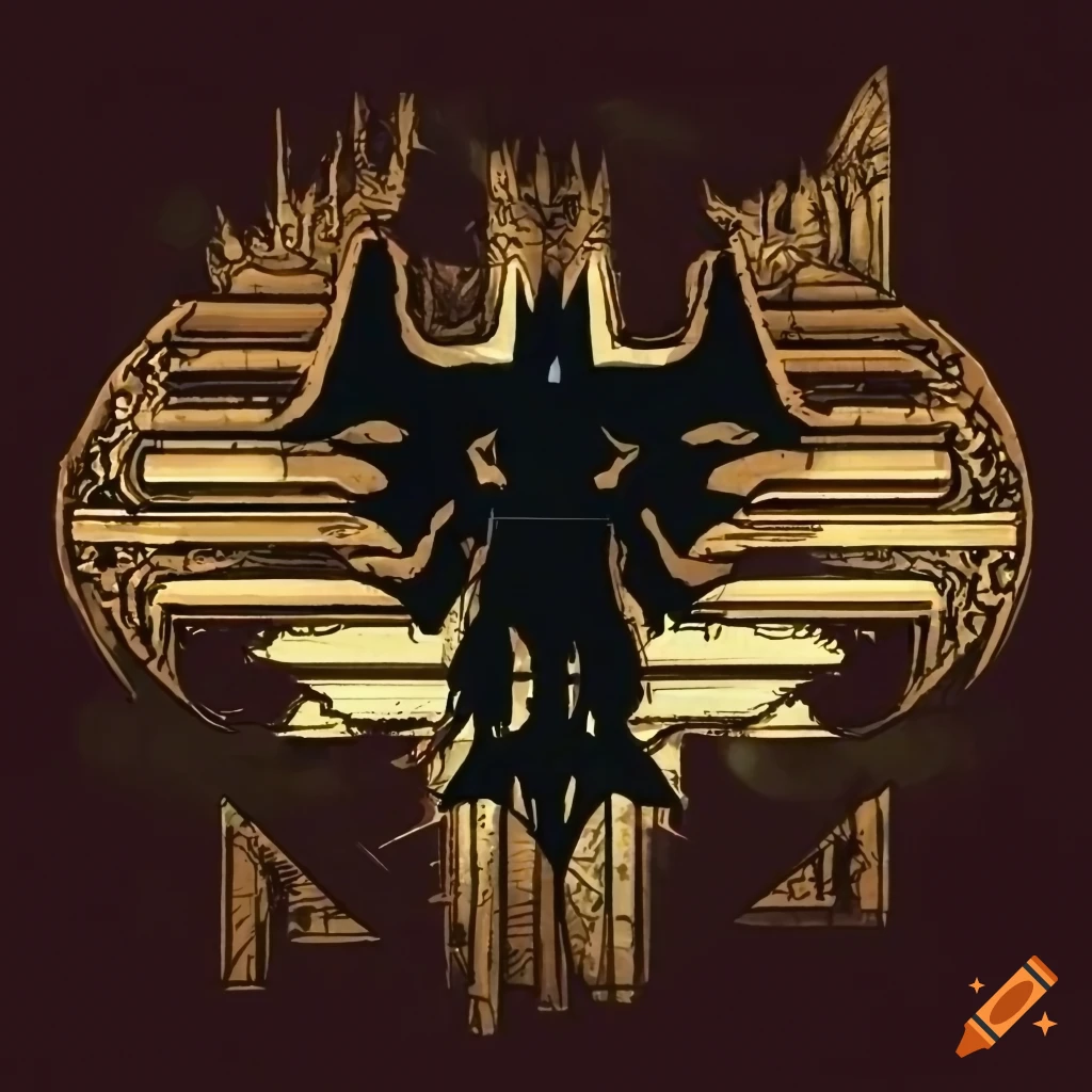 Batman with eldritch design on Craiyon