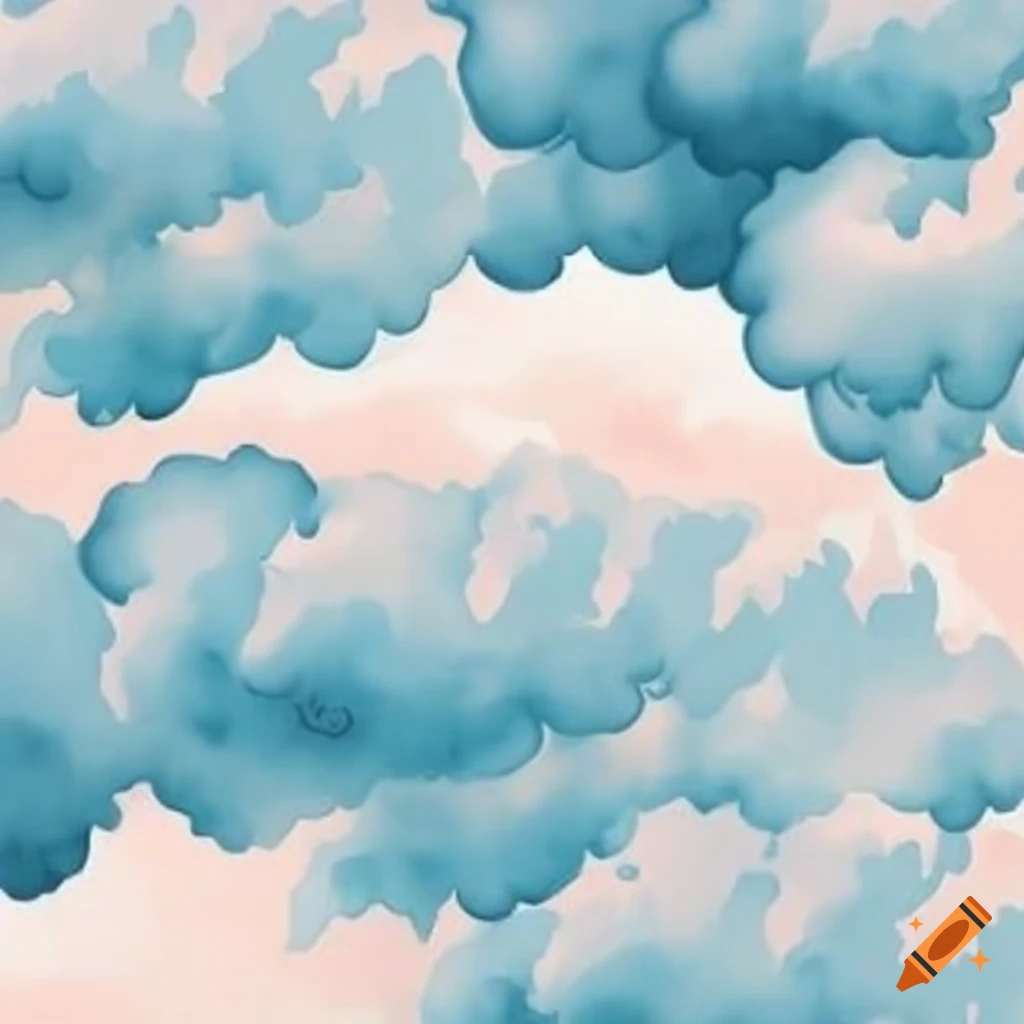 Monochromatic cloud pattern for modern minimalist look on Craiyon