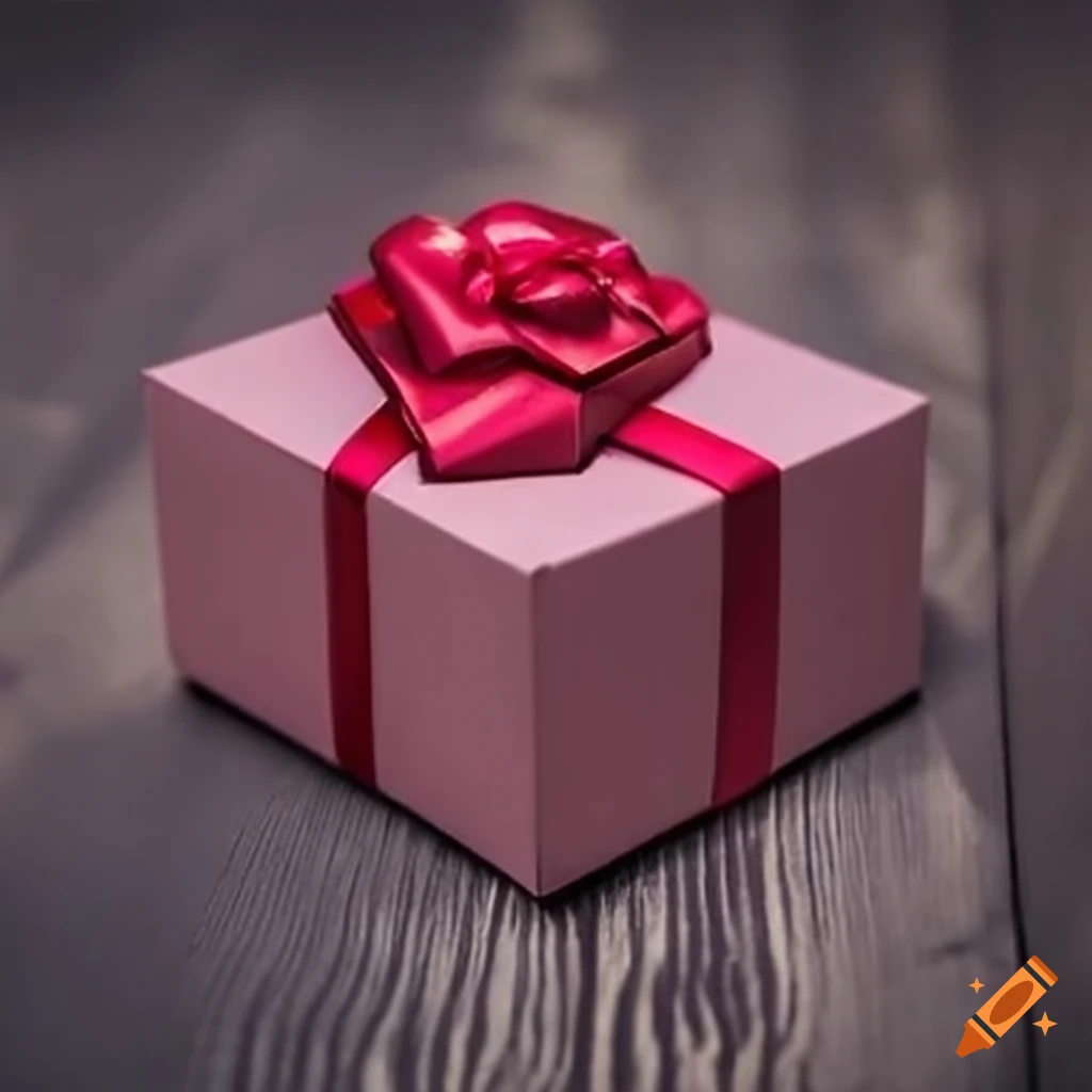 Valentine's day gift box on Craiyon