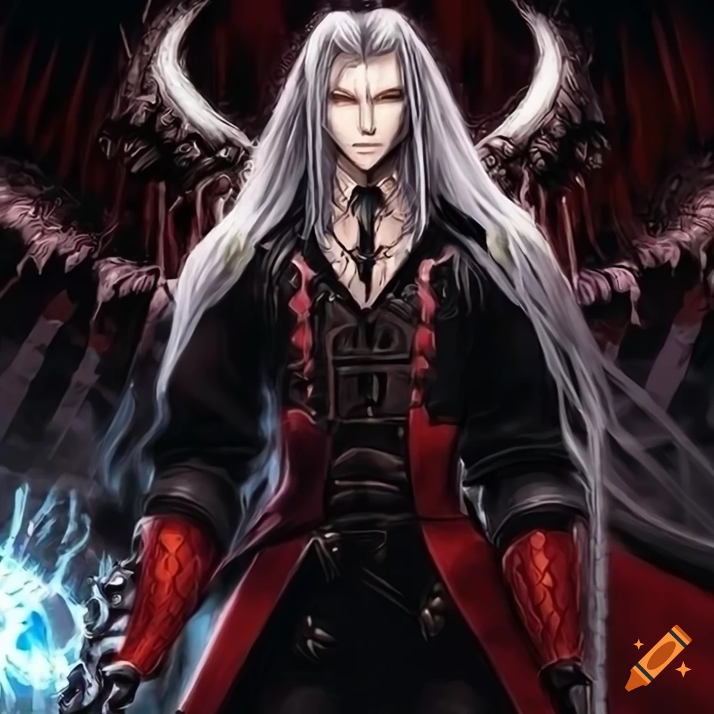 Final fantasy 7 cover art featuring sephiroth as alucard from ...