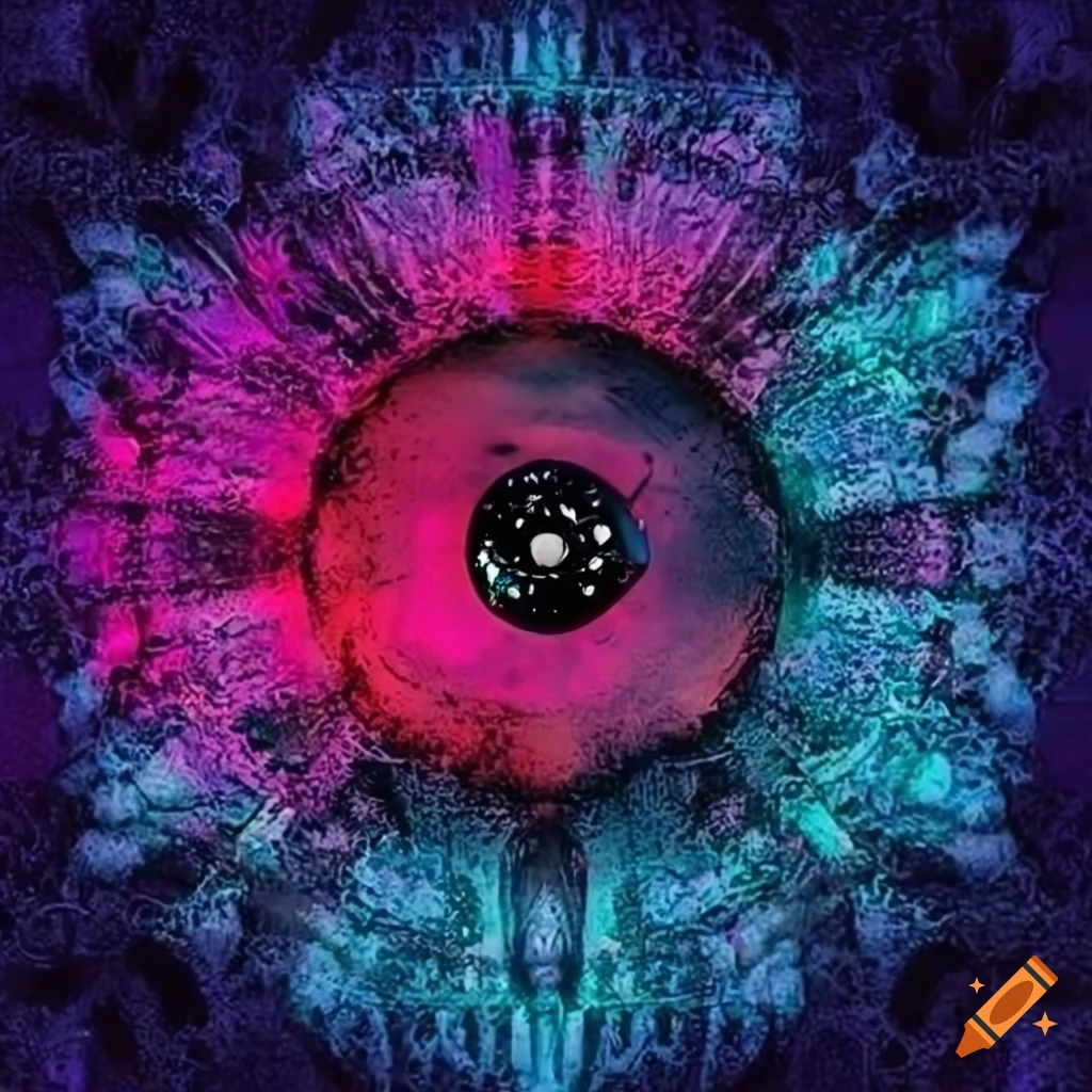 Artistic album cover with deep, cold patterns for rap music on Craiyon