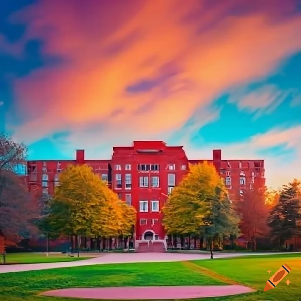 Stanford university campus with vibrant student life in 4k resolution ...