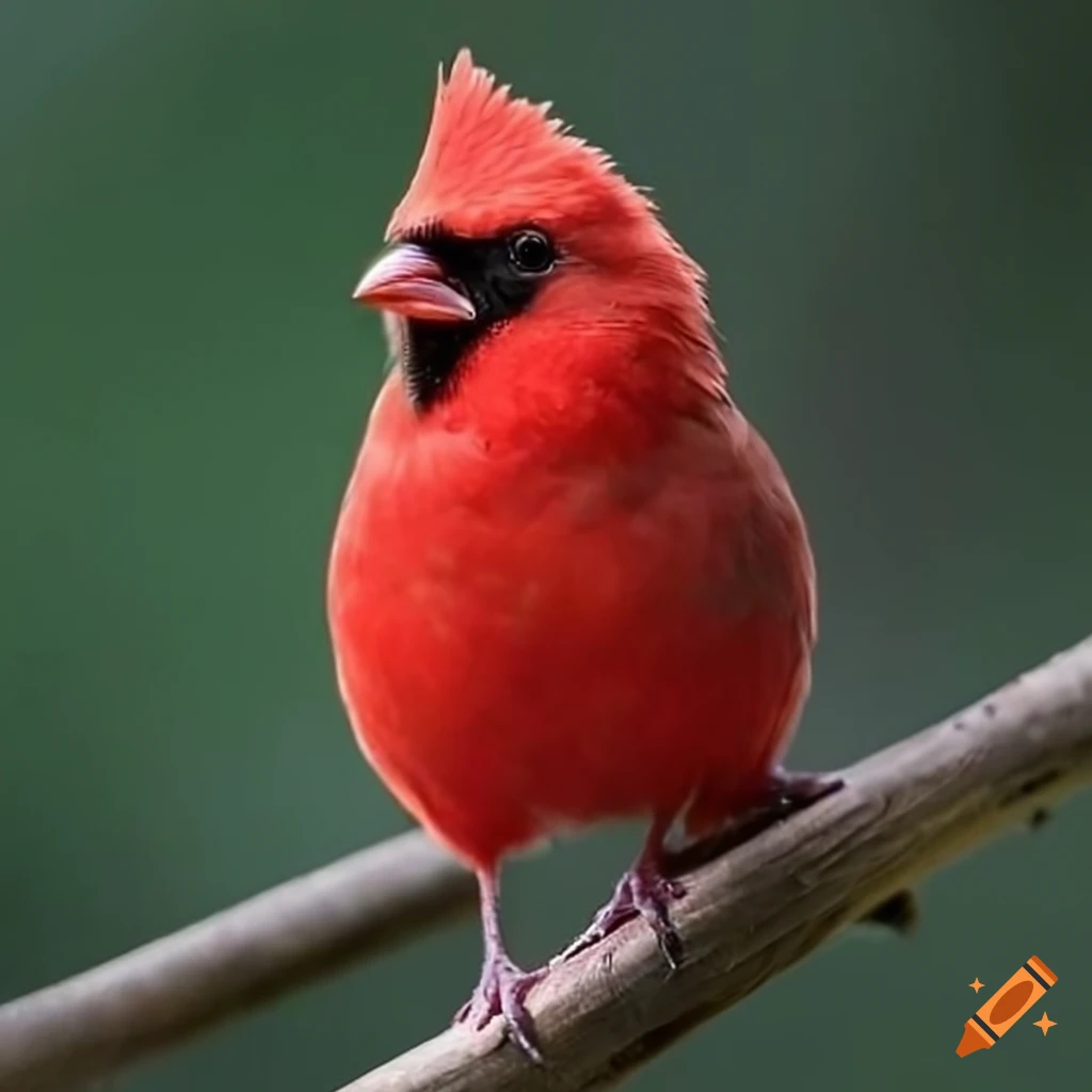 Unique cardinal bird on Craiyon