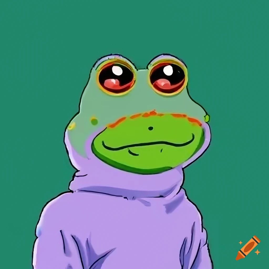 Create happy frog nft on Craiyon