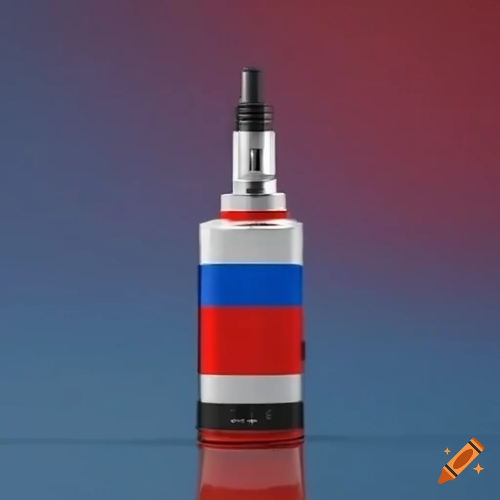 Vape with russian flag design on Craiyon