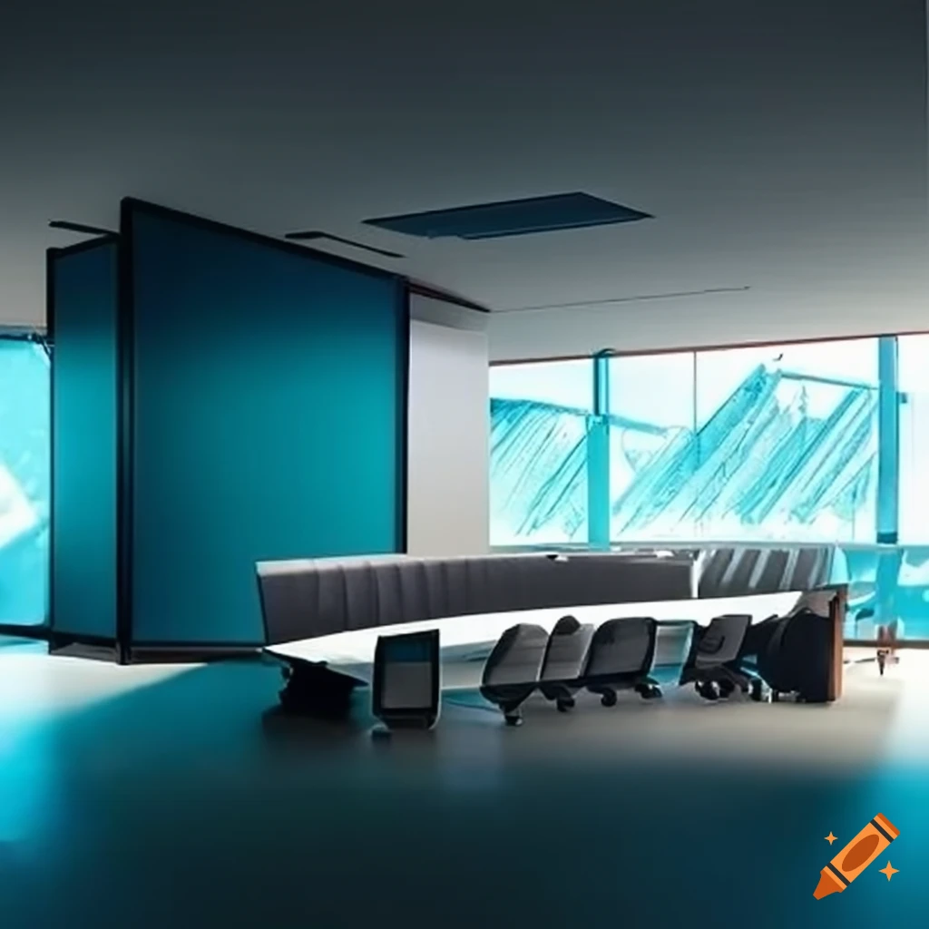 Architecturally innovative conference room for various professional ...