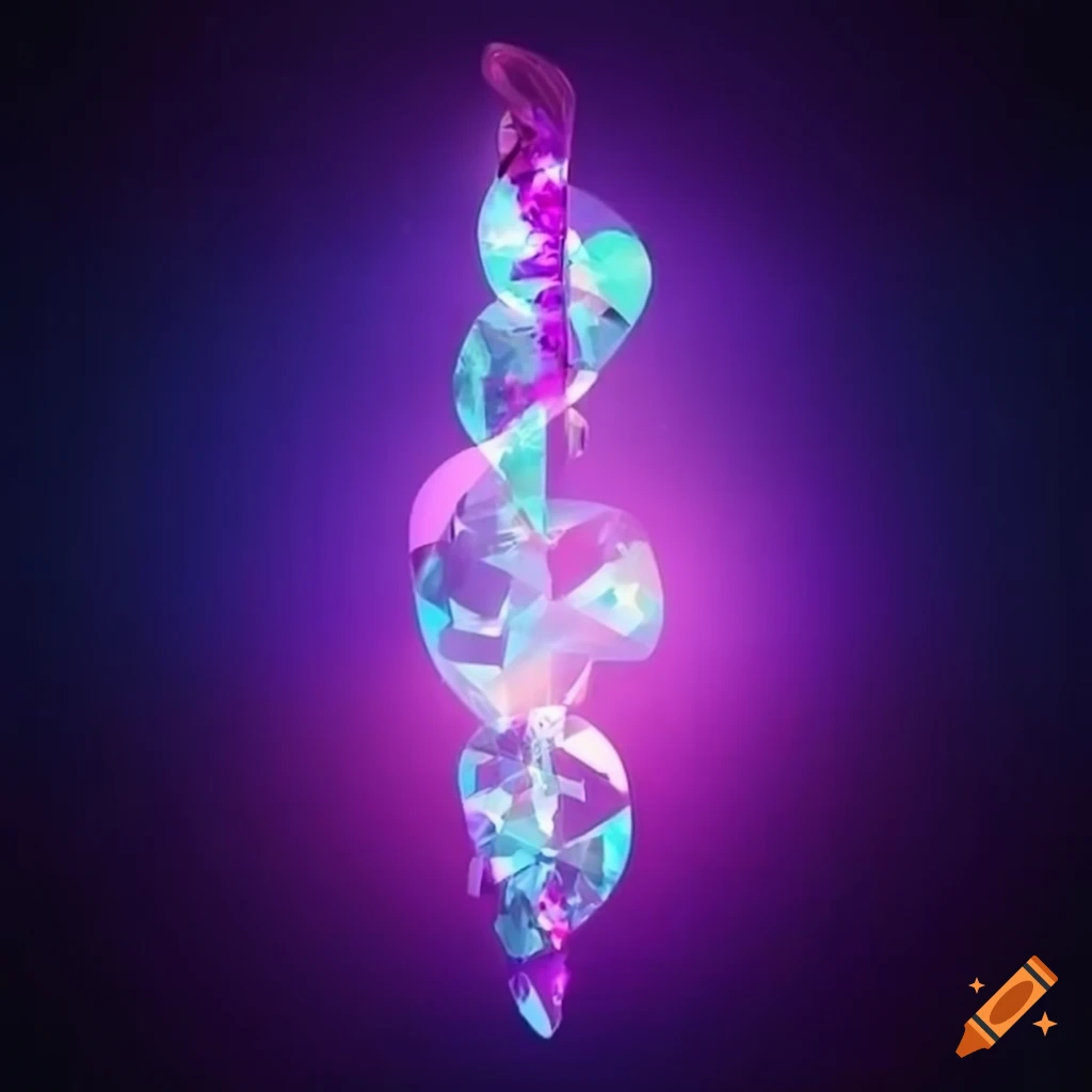 Elegant equation written in beautiful scripts surrounded by a crystal ...