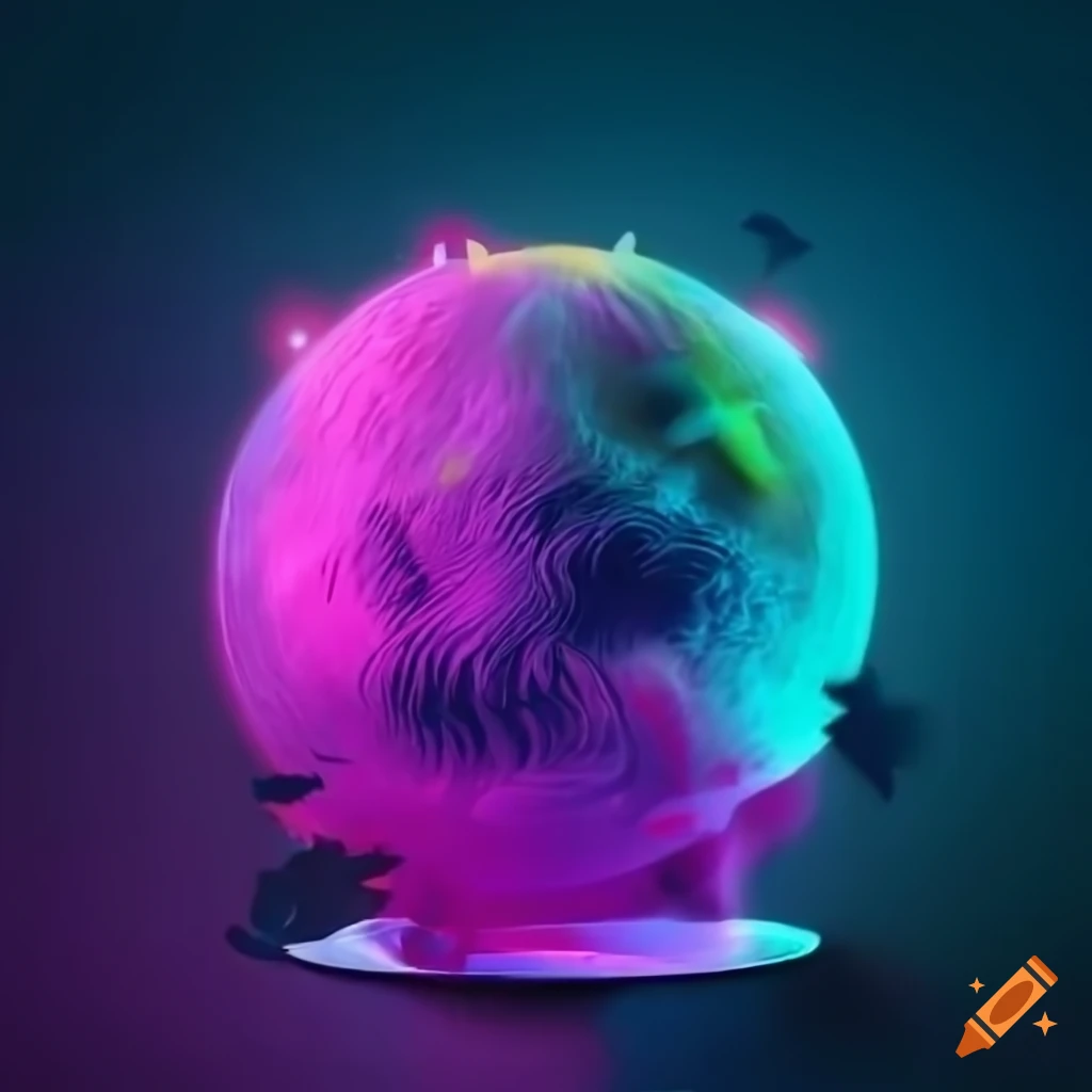 Monad cryptocurrency logo on Craiyon