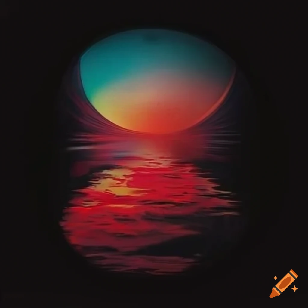 Abstract rnb vinyl album cover on Craiyon