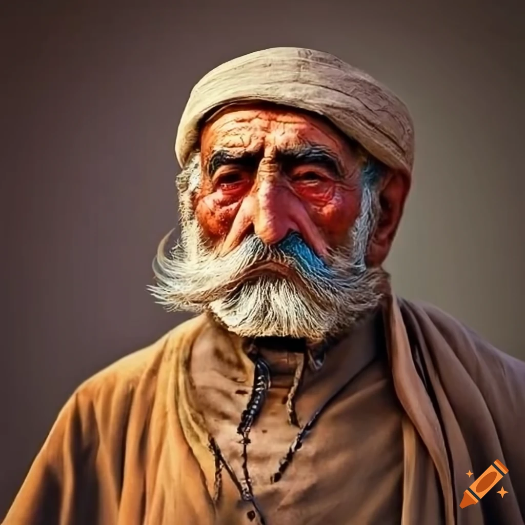 Portrait of an Armenian man in traditional 19th century clothing on Craiyon